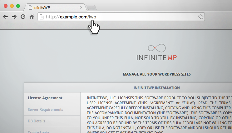 How to install the admin panel manually - DIY installation : InfiniteWP Support